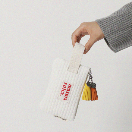 BELI POUCH MASMARULEZ MINI STRAP POUCH NUBBIM IVORY